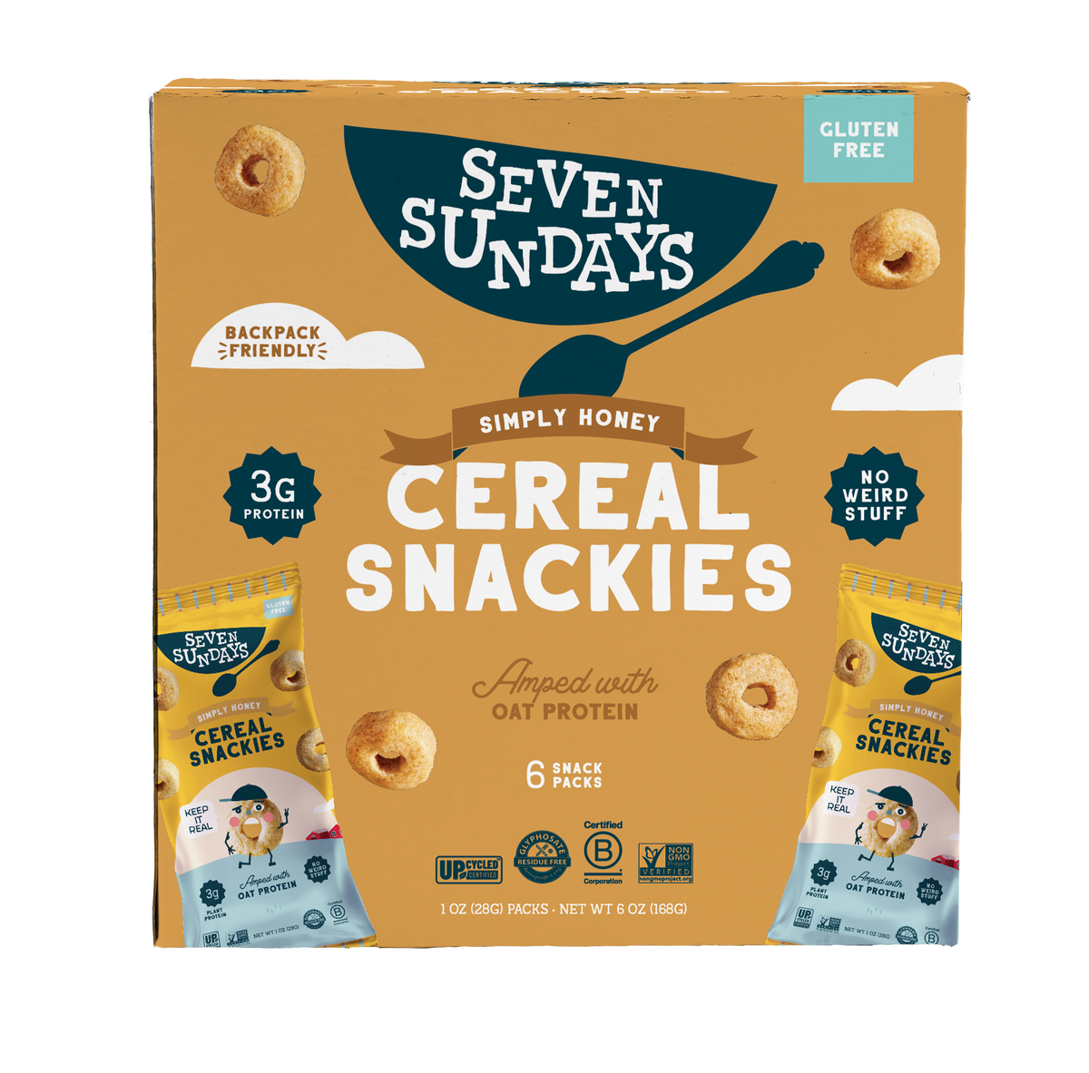 Simply Honey Cereal Snackies 6oz – Seven Sundays